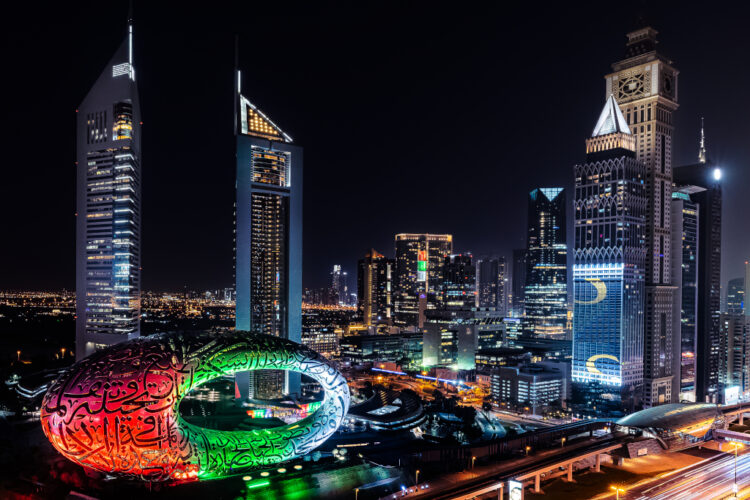 A Dubaï, conçu par Shaun Killa, le Musée du Futur