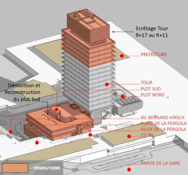 Restructuration & extension de la Tour Engie de Cergy-Pontoise ...