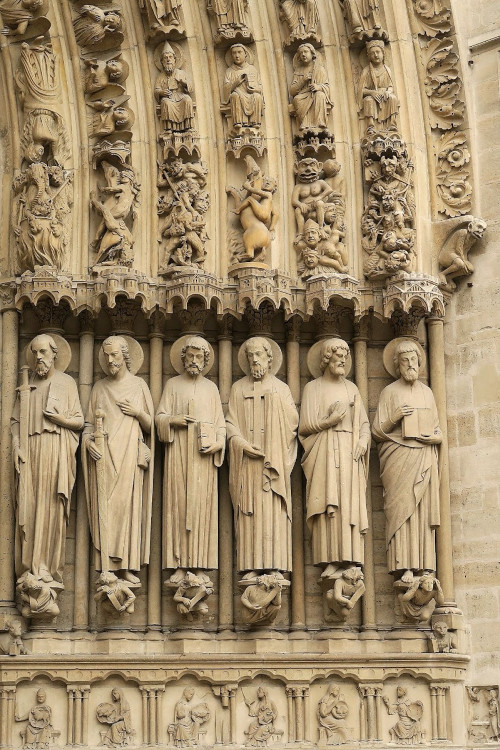 Le portail du Jugement dernier de Notre-Dame de Paris dévoilé ...